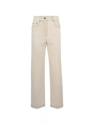 Max Mara Pribes Five-pocket Cropped Jeans - Neutrals