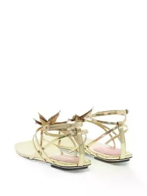 Dsquared2 Embellished Leaf Sandals