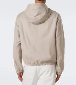Agnona Hooded Wool Jacket