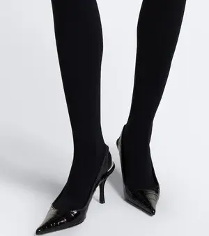 Magda Butrym Mid-rise Cotton-blend Tights