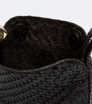 AMANU Zambia Small Leather Top-handle Bag
