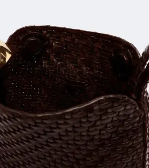 AMANU Zambia Small Leather Top-handle Bag