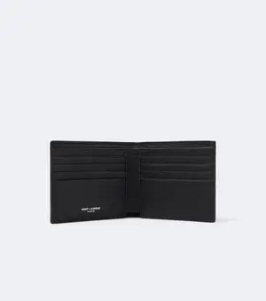 Saint Laurent Tiny Cassandre East/west Leather Wallet