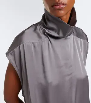 Rick Owens Edfu Ruched Jersey Gown