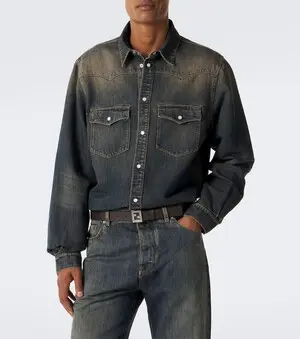 Fendi Faded Denim Shirt