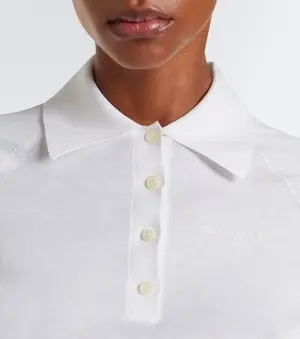 Givenchy Cotton And Silk Polo Sweater