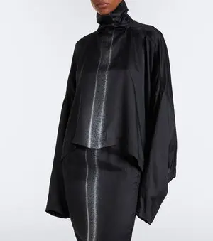 Rick Owens Jumbo Printed Cropped Top