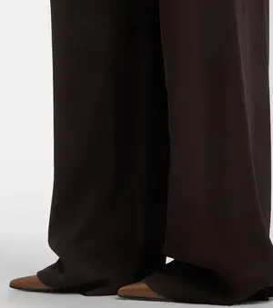 Agnona Jersey Wide-leg Pants