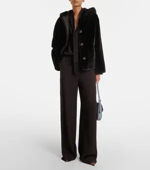 Agnona Jersey Wide-leg Pants