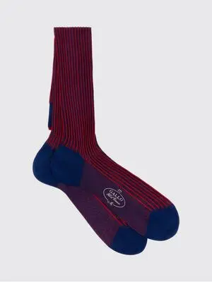 GALLO Ribbed Lisle Cotton Socks - Fa01