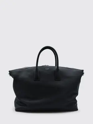 Saint Laurent Grained Leather Duffle Bag - Black