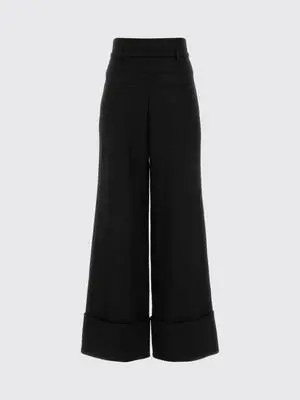 Fendi Virgin Wool Palazzo Trousers