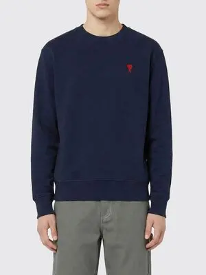 AMI Paris Embroidered Sweatshirt - Blue