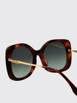 Fendi Graphy Metal And Acetate Sunglasses - Brown