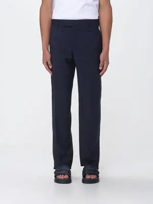 Fendi Classic Wool Trousers - Blue