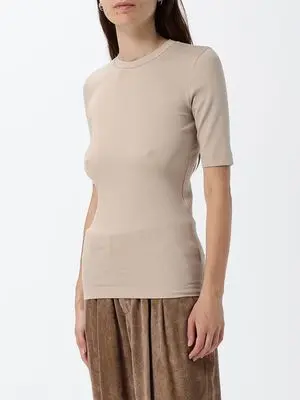 Brunello Cucinelli Slim Fit Cotton Crewneck T-shirt With Back Button
