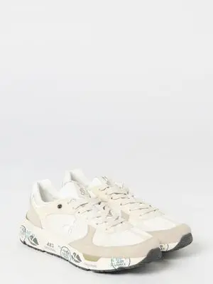 Premiata Mase Suede And Canvas Low-top Lace-up Sneakers