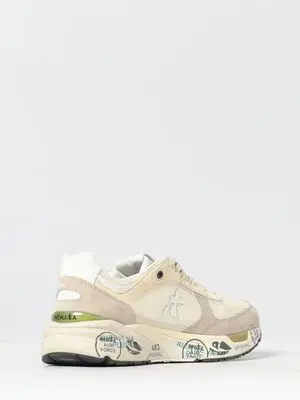 Premiata Mase Suede And Canvas Low-top Lace-up Sneakers