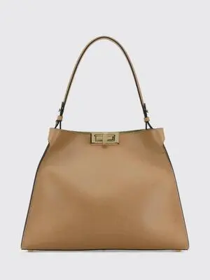 Fendi Way Medium Tote Bag - Beige