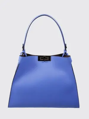 Fendi Way Medium Tote Bag - Blue