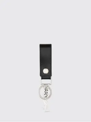 Saint Laurent Keyring With Charm - Black