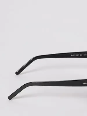 Saint Laurent Sl 276 Mica Acetate Cat Eye Sunglasses - Black