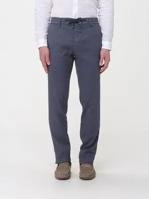 MASON'S Linen And Cotton Blend Drawstring Trousers - Dust