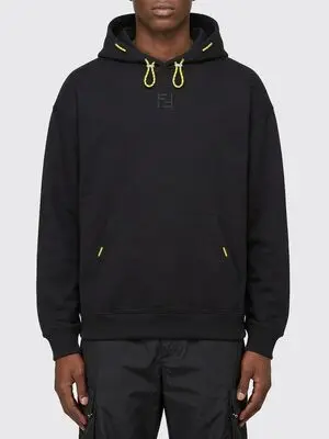 Fendi Ff Monogram Cotton Hoodie