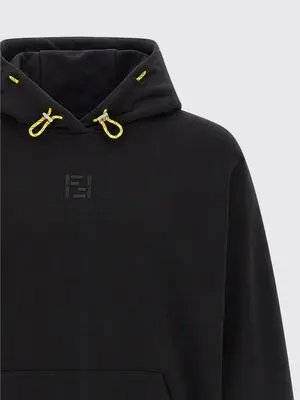 Fendi Ff Monogram Cotton Hoodie