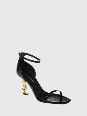 Saint Laurent Opyum Sandals With Monogram Heel