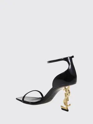 Saint Laurent Opyum Sandals With Monogram Heel