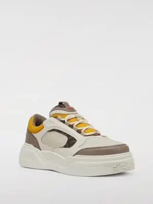 Fendi Force Low-top Sneakers With Ff Monogram - Brown