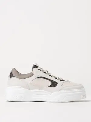 Fendi Force Low-top Sneakers With Ff Monogram - White