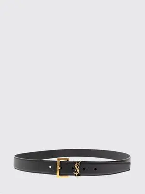 Saint Laurent Monogram Belt - Black