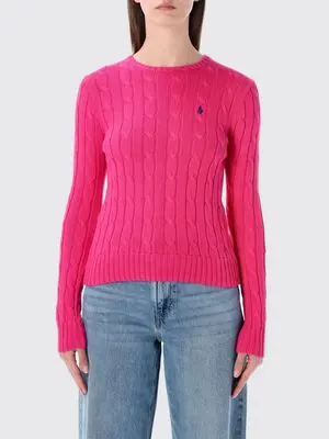 Polo Ralph Lauren Cable Knit Pullover - Fuchsia