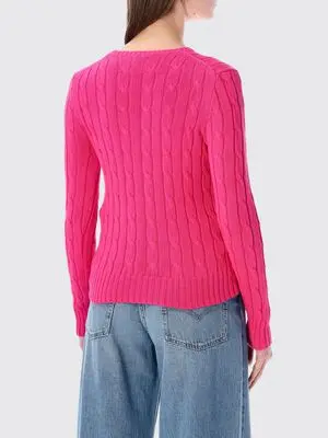 Polo Ralph Lauren Cable Knit Pullover - Fuchsia
