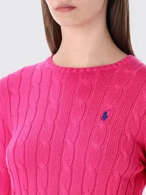 Polo Ralph Lauren Cable Knit Pullover - Fuchsia