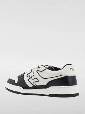 Fendi Two-tone Lace-up Sneakers