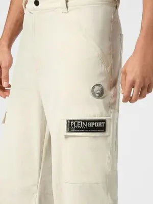 PLEIN SPORT Technical Fabric Cargo Pants