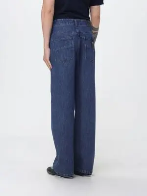 Fendi Wide-leg Cotton Denim Jeans