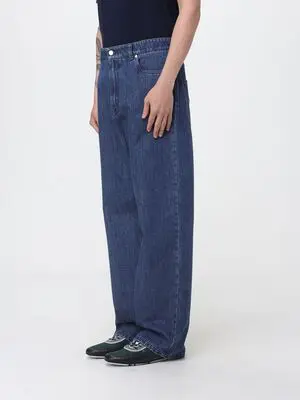 Fendi Wide-leg Cotton Denim Jeans