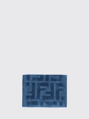 Fendi Bifold Wallet In Velvet With All-over Ff Jacquard Motif