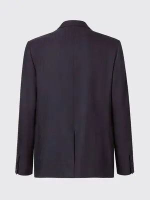 Fendi Single-breasted Wool And Cotton Blazer