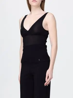 Saint Laurent Silk Basic Top