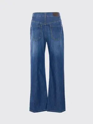 Brunello Cucinelli Flared Denim Jeans With Monile