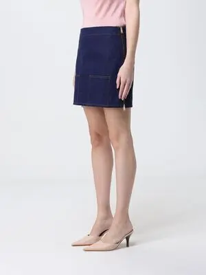 Fendi Cotton Denim Mini Skirt
