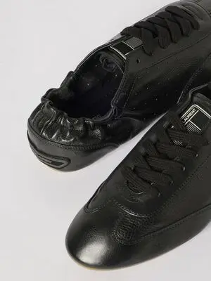 Saint Laurent Lewis Leather Sneakers
