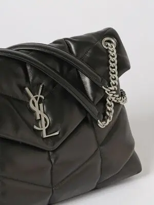 Saint Laurent Puffer Quilted Leather Bag