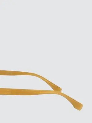 Fendi Ff Monogram Teardrop Acetate Sunglasses