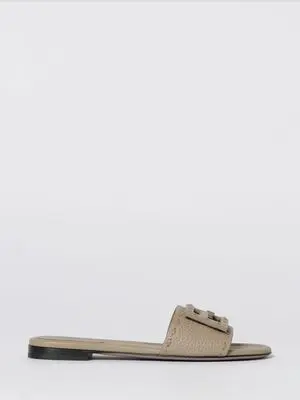 Fendi Heeled Sandals Colour Coffee